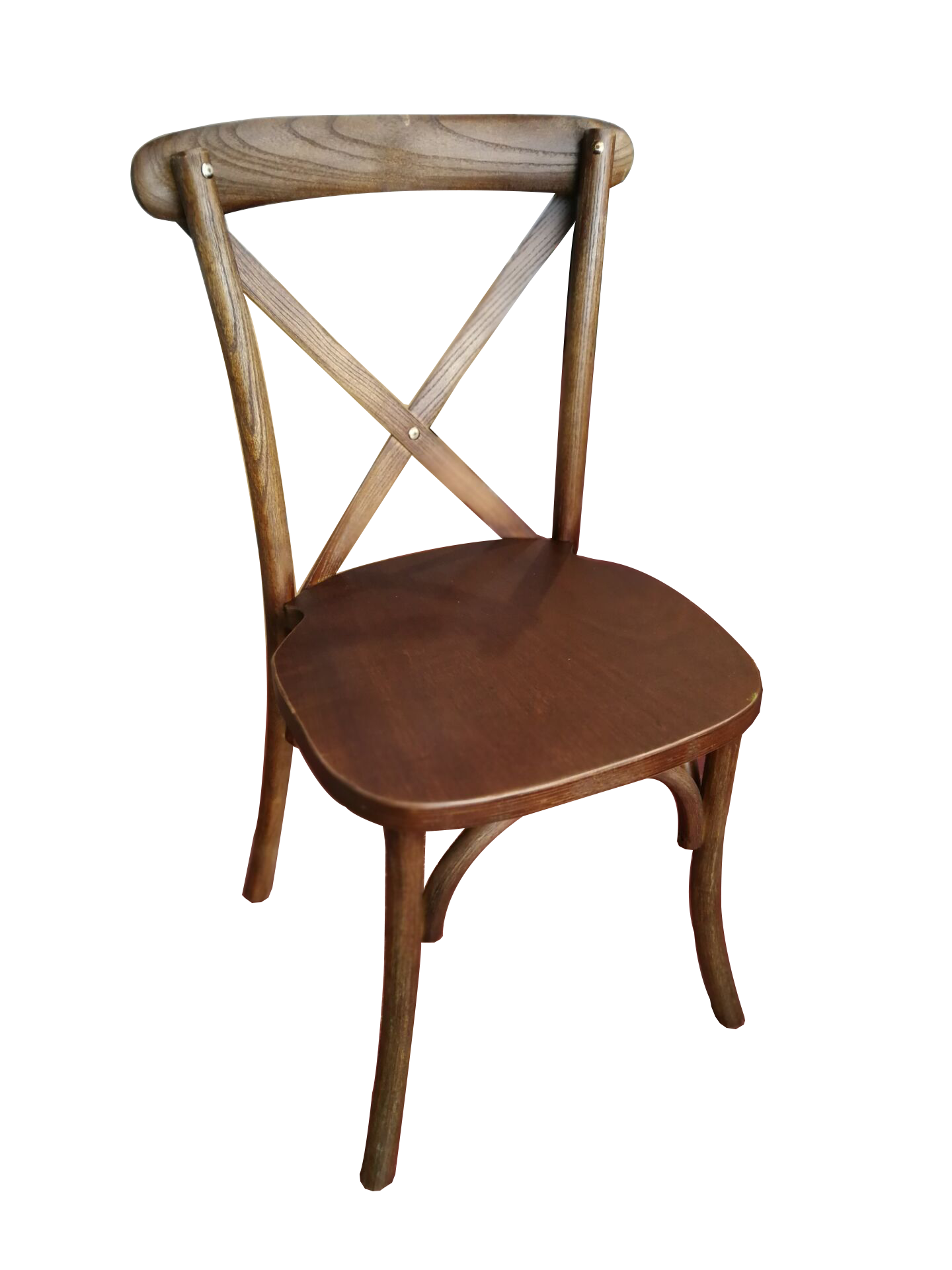 Bentwood Cross back Chair | Dark Timber