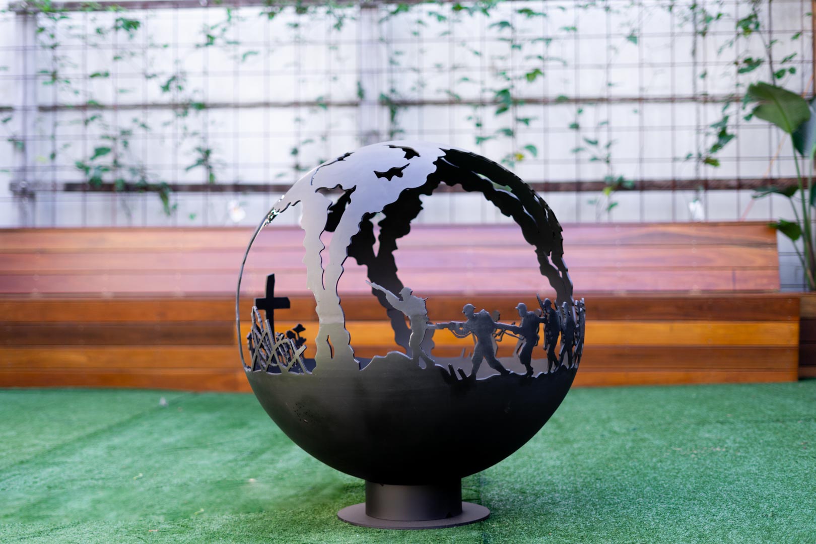 The Fallen, Lest We Forget Anzac Fire Pit