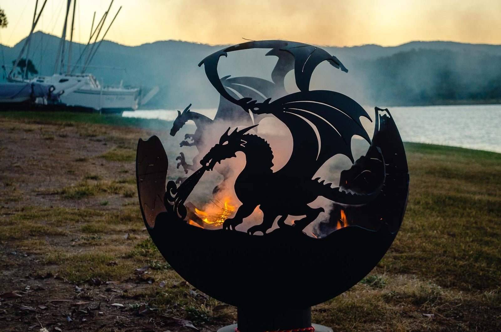 Fire Pit Fire Brazier - Dragon's Breath - Fast Delivery